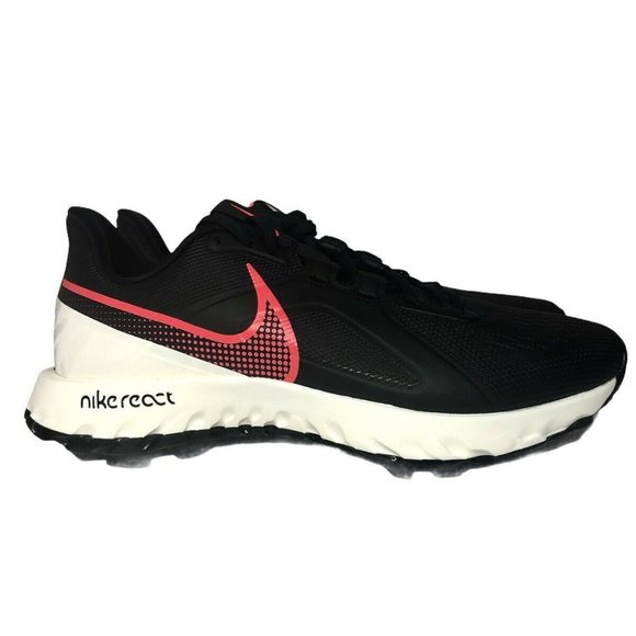 Nike | Shoes | Nike Mens React Infinity Pro Golf Shoes Black Red | Poshmark